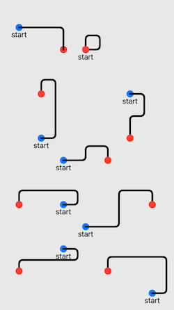 SwiftUI: Connect Two Points with Straight Line Segments + Rounded Corners | by Itsuki | Level Up ...