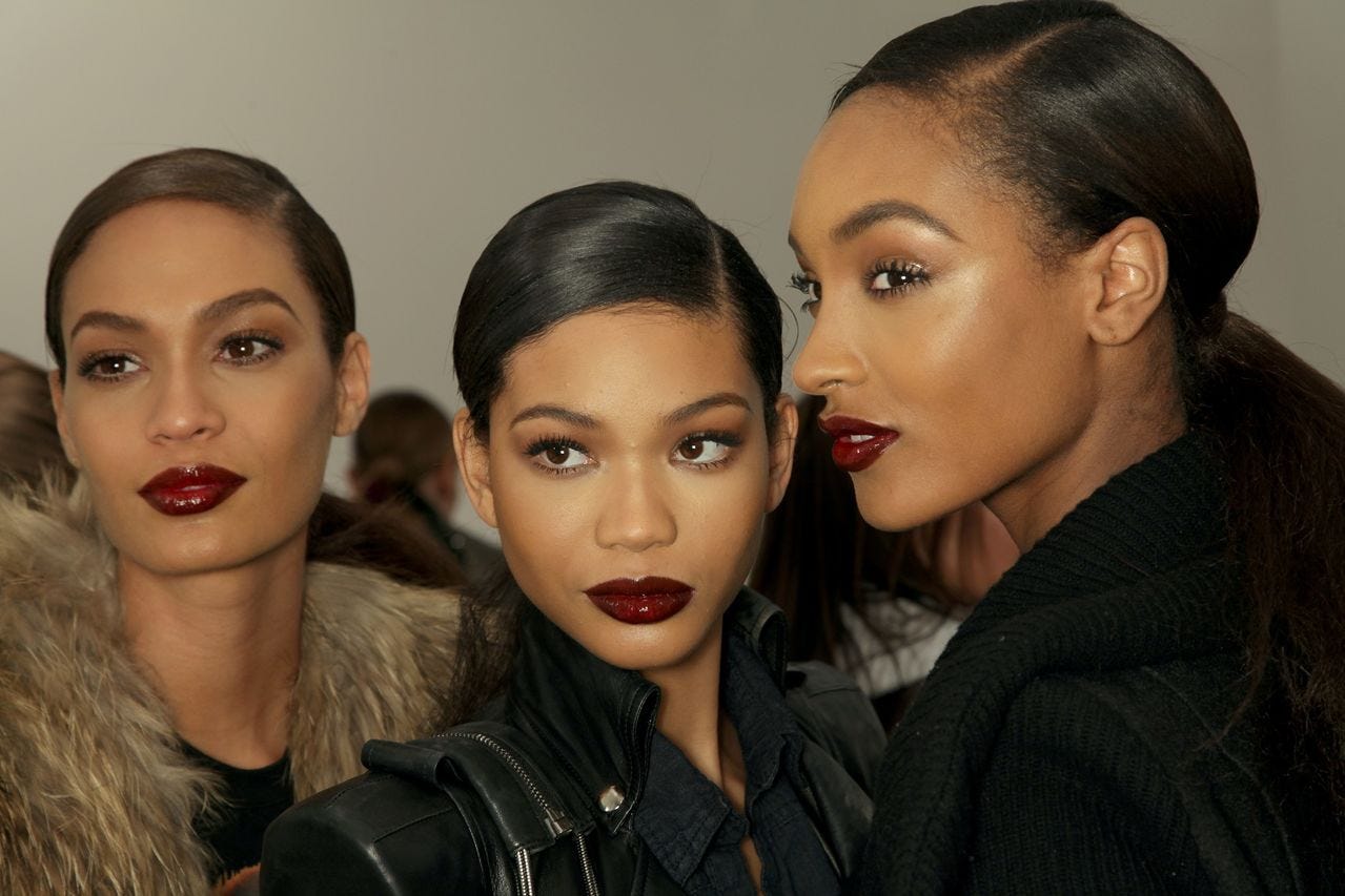 Chanel Iman Runway Makeup