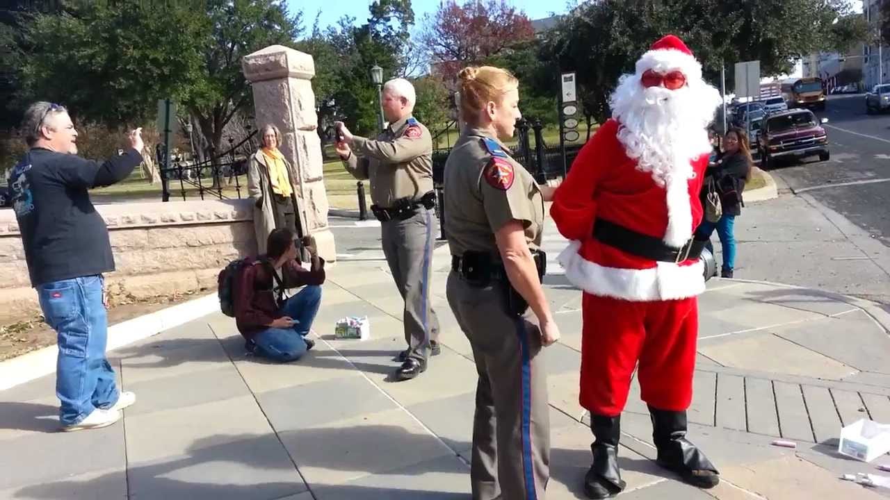 Pics Of Cop Arresting Santa