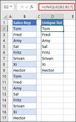 Mastering Excel’s UNIQUE Function: Discovering Uniqueness Made Easy ...
