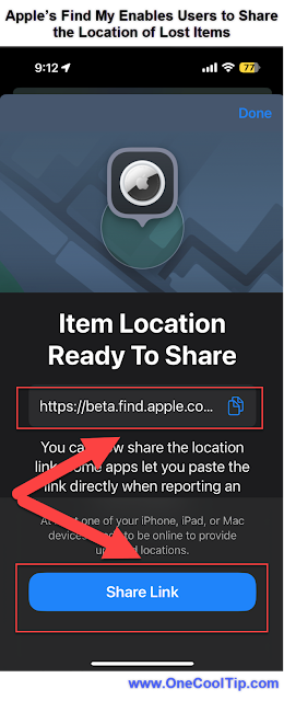 Find My Update: Now Share Lost Item Locations! | by www.OneCoolTip.com ...