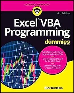 READ/DOWNLOAD!* Excel VBA Programming For Dummies (For Dummies (Computer/Tech)) FULL BOOK PDF ...