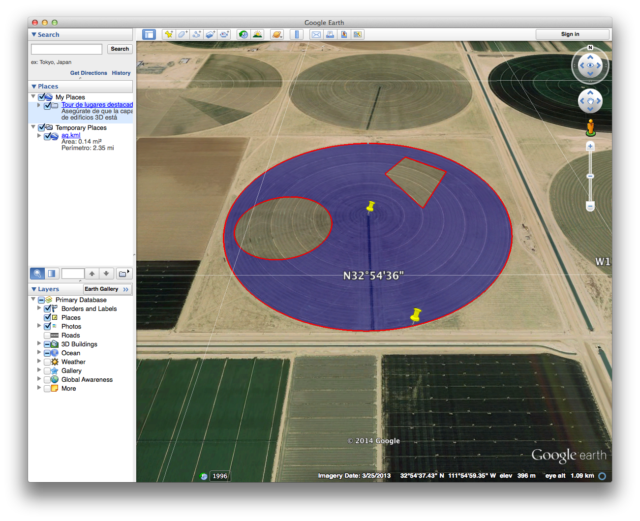 How To Draw Circle Google Earth