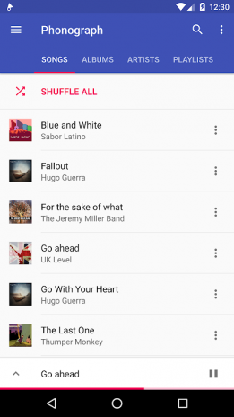 Melihat Design User Interface pada Aplikasi music Phonograpgh, Deezer ...
