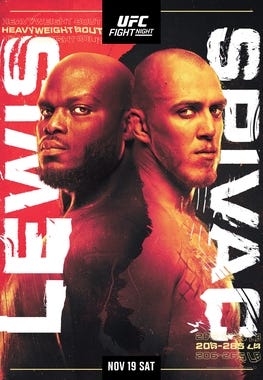 UFC Fight Night: Lewis vs. Spivak | by Deke | Medium