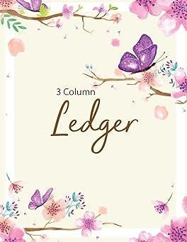 3 Column Ledger Accounting Ledger Notebook for Small Business ...