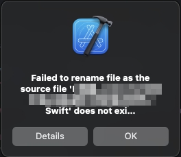 “Failed to rename file as the source file‘…’ does not exist.” error handling - 彼得潘的 Swift iOS ...