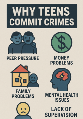 Why Do Teenagers Commit Crimes?. Do you ever think, “Why do teenagers… | by Anjanaarumugam | May ...