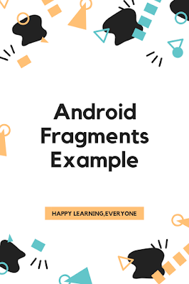 Android Fragments with Example. A fragment is like a subscreen or… | by ...
