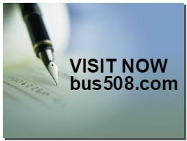 BUS 508 Ash Course Tutorial / bus508dotcom | by chirumeg ...