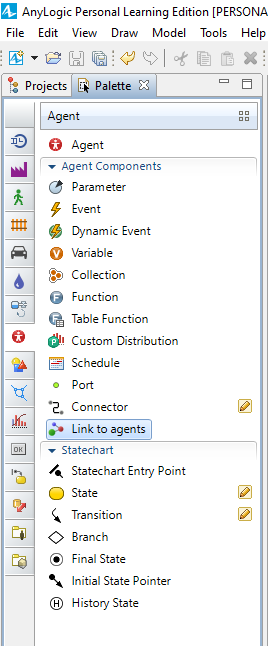 How to connect two agents in AnyLogic | by Zainab Sheikh | Medium