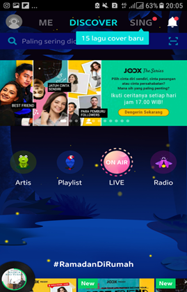 USER INTERFACE PADA FITUR JOOX. Bagi kebanyakan orang, mendengarkan ...