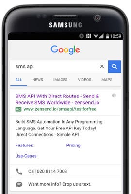 How to set up Google’s click-to-SMS ads on Google Search | by Hannah ...