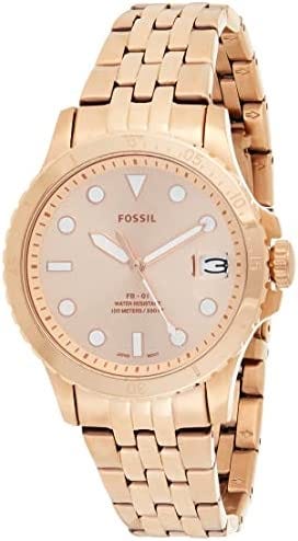 FOSSIL Womens Watch FB-01, 36mm case size, Quartz movement, Stainless ...