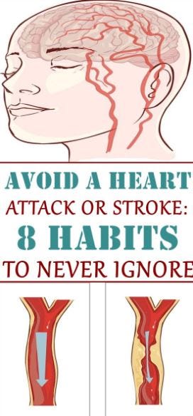 8 Habits to avoid a heart attack or stroke you should never ignore ...