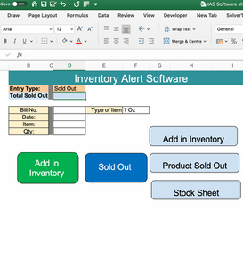 Inventory Using Excel