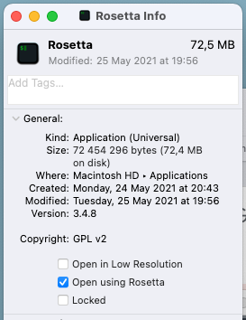How to install Python under Rosetta 2 | by Vojtech Rinik | Thinknum ...