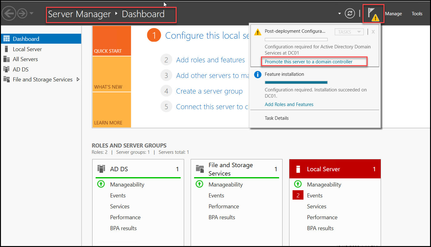 Windows Server 2016 Active Directory Setup Part 2