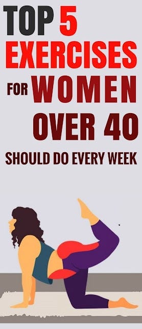 Top 5 Exercises Every Women Over 40 Should Do Every Week - wellnessmgz4 ...