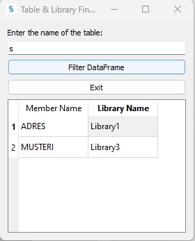 Creating Python Application — Sas Table Finder | by Ali Altıntaş | Medium
