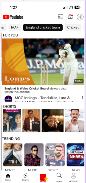 Improvising the user experience of Youtube interface to keep the User ...