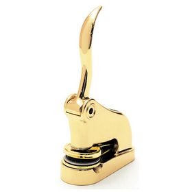 GOLD GIFT DESK BOOK EMBOSSER | ACORN SALES - Acorn Sales - Medium