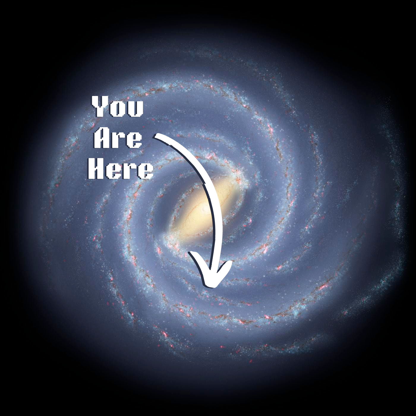 Milky Way Galaxy Nasa You Are Here