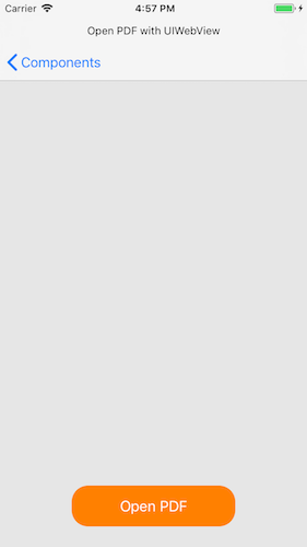 Ios Uikit In Swift 4 Open Pdf With Uiwebview By Calmone Medium