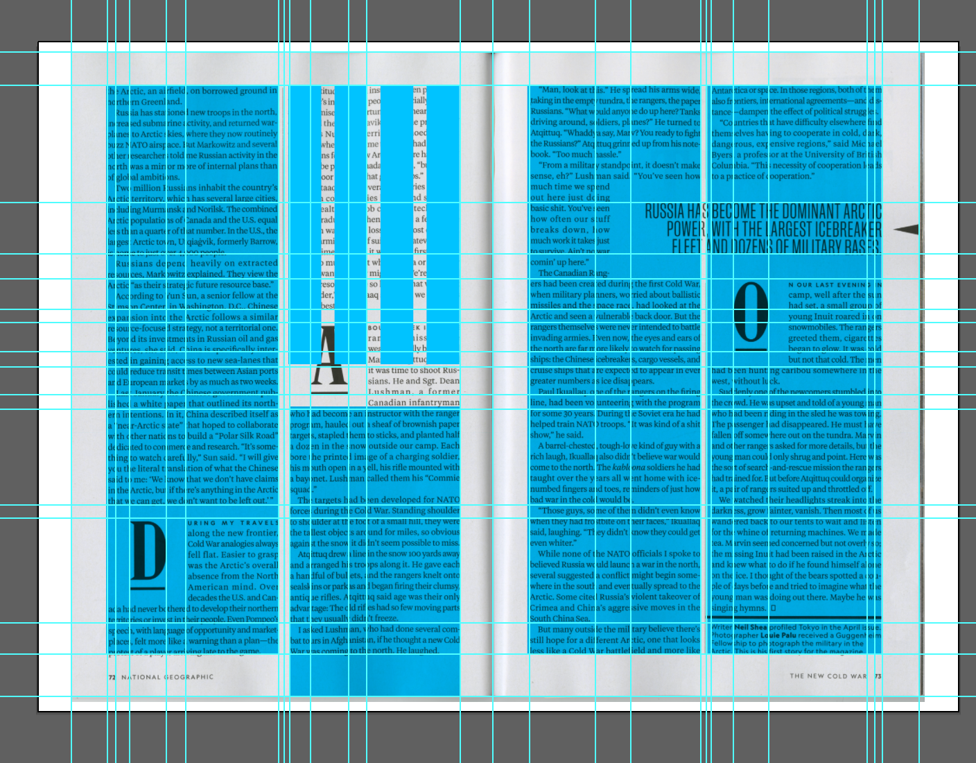 National Geographic Magazine Size