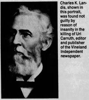 Landis and Carruth -The Great Trial of a South Jersey Town | by ...