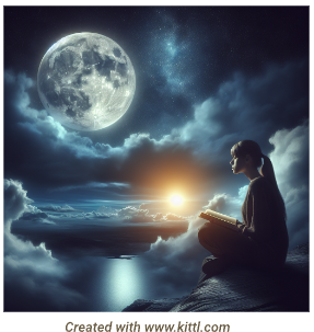 Moonlit contemplations: echoing hope as starlight wanes - Eden's Corner ...