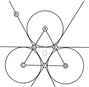 Are the excentres of an equilateral triangle equidistant from each ...