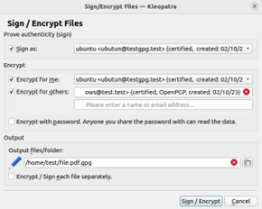 PGP/GnuPG Implementation for Secure Communication and Key Server Configuration — Project ...