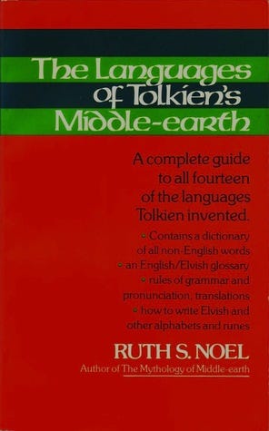 Download Book The Languages of Tolkien’s Middle-Earth — Ruth S. Noel | by Villads Mortensen ...