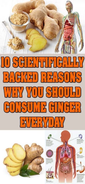 10 Scientifically Backed Reasons Why You Should Consume Ginger Everyday ...