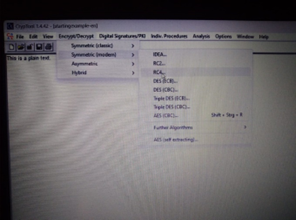 1) Use CrypTool to encrypt and decrypt passwords using RC4 algorithm and perform an attack with ...