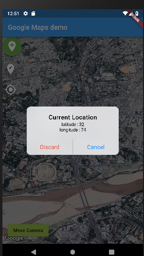 Flutter google maps