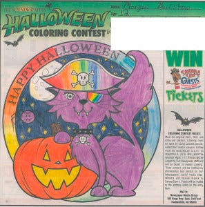 Voorhees Sun Halloween Coloring Contest Winners | by Admin | The ...