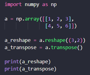 Reshape or Transpose?. Both reshape and transpose are the… | by Lulin ...