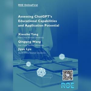 ECNU Review of Education Study Highlights the Potential of ChatGPT in Reshaping Education | by ...