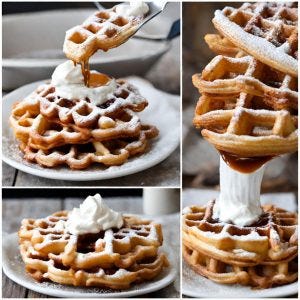 Elevate Your Breakfast Game with Funnel Cake Waffles | by Braggsdiner ...