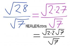 “What is the square root of 28 over square root of 7?” | by Neal ...