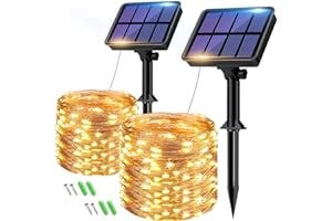 BTFarm 2 Pack Solar String Lights: An Outdoor Lighting Solution That ...