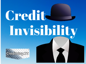 Are you credit score invisible?. A recent publication from the CFPB ...