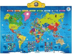 Interactive Talking World Map for Kids | by Brian P Franco | Medium