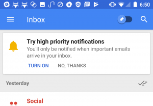 Google Inbox app uses Coachmarks & Cards to teach users new features ...