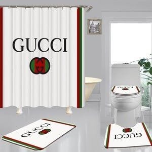 Gucci Combo Bathroom Set Home Decor Hypebeast Bath Mat Luxury Fashion ...