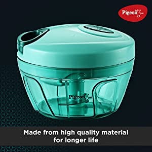 Pigeon Polypropylene Mini Handy and Compact Chopper with 3 Blades for ...