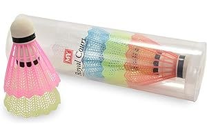 Overview of Royal Court 6 Badminton Shuttlecocks — Multi Colour Plastic ...